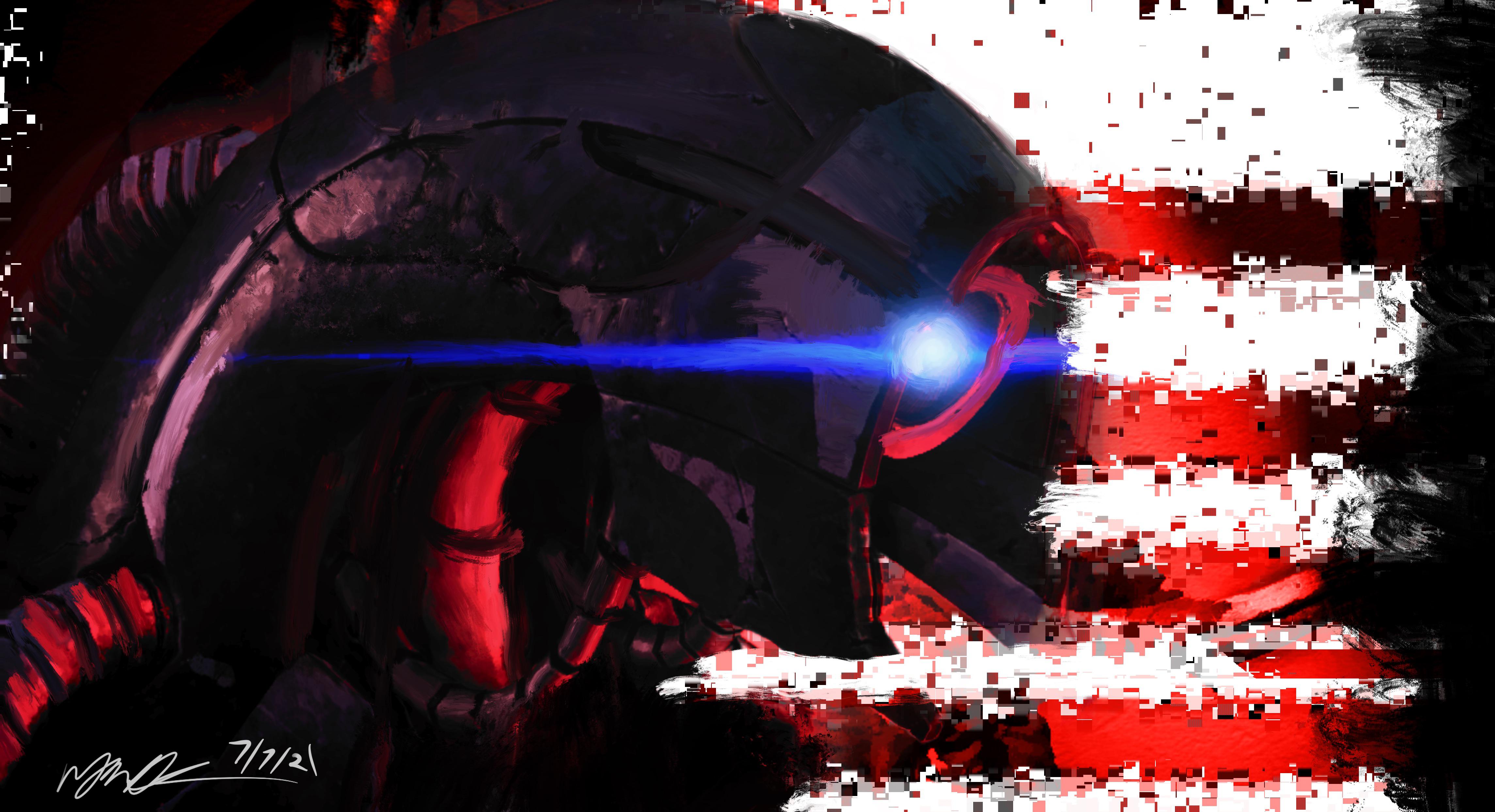 Art I made of our boi, Legion. | Scrolller