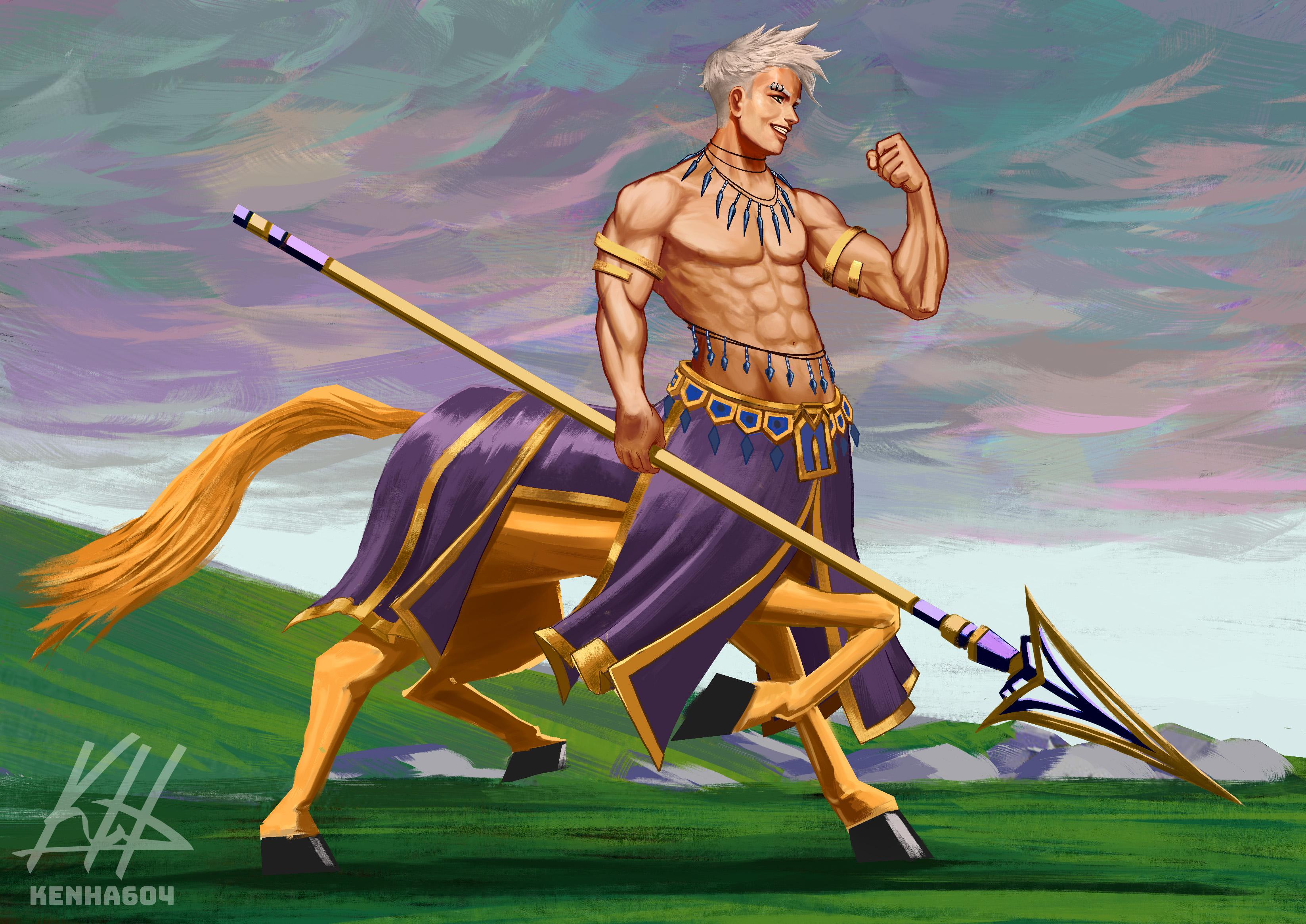 [ART] [OC] Garlic the Centaur Fighter | Scrolller