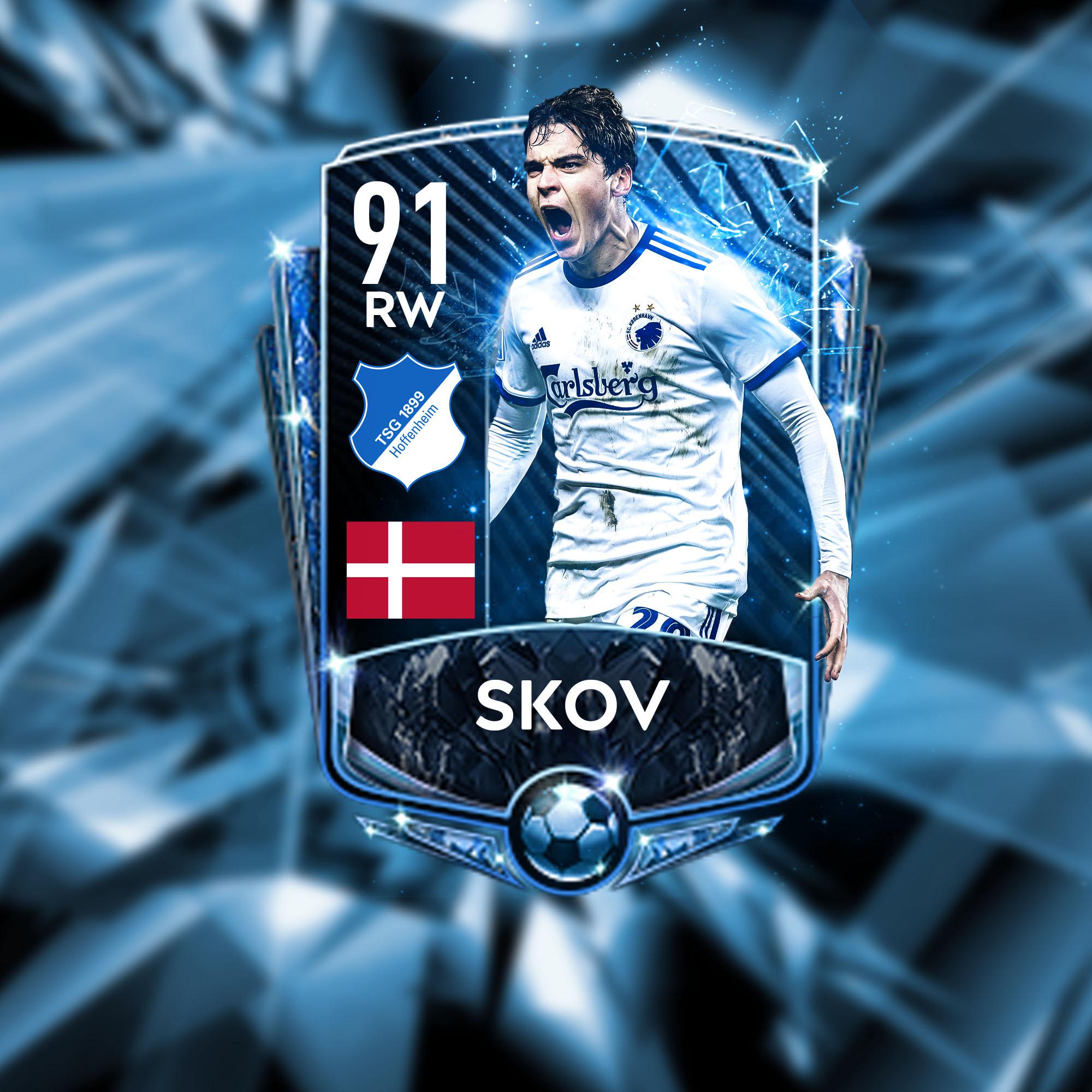 [art] some custom artwork, 91 OVR Robert Skov, hope you guys enjoy | Scrolller