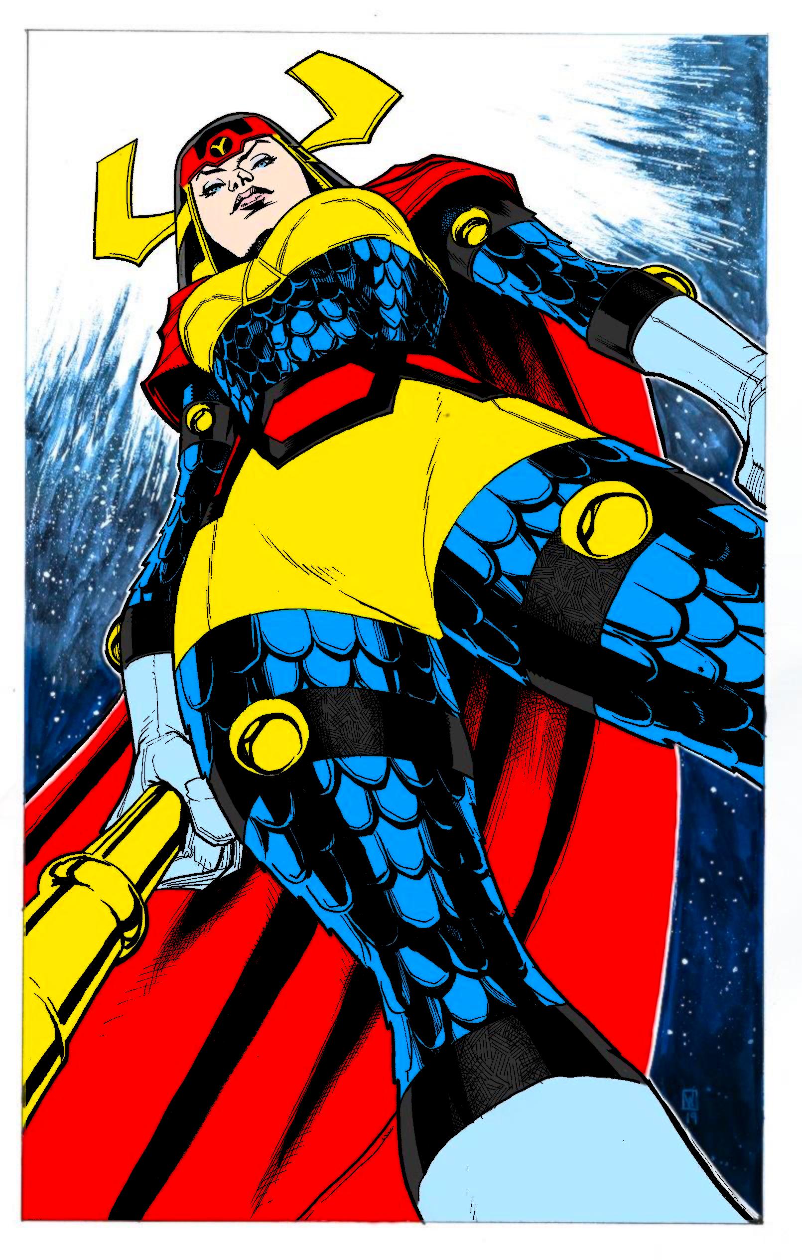 [Artwork] Big Barda by Pete Woods, colors by me | Scrolller