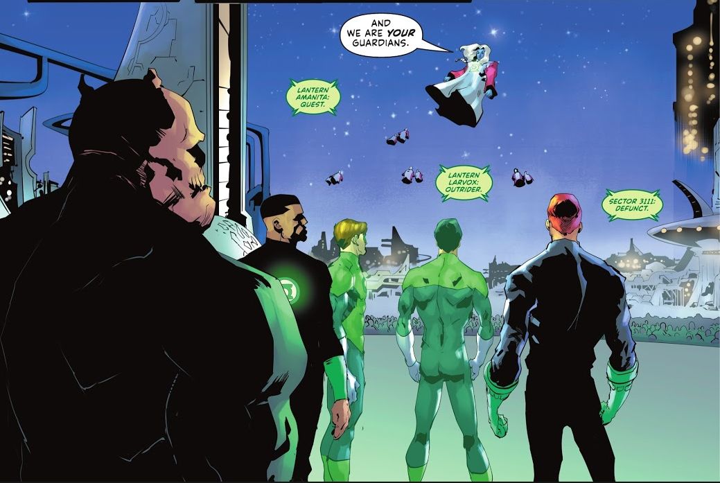 [Artwork][Green Lantern issue #2] Given their resume I'd trust Gotham PD to protect me before I ...