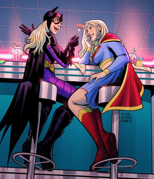 [Artwork] Kara and Steph. Art by Eileen Widjaja. | Scrolller