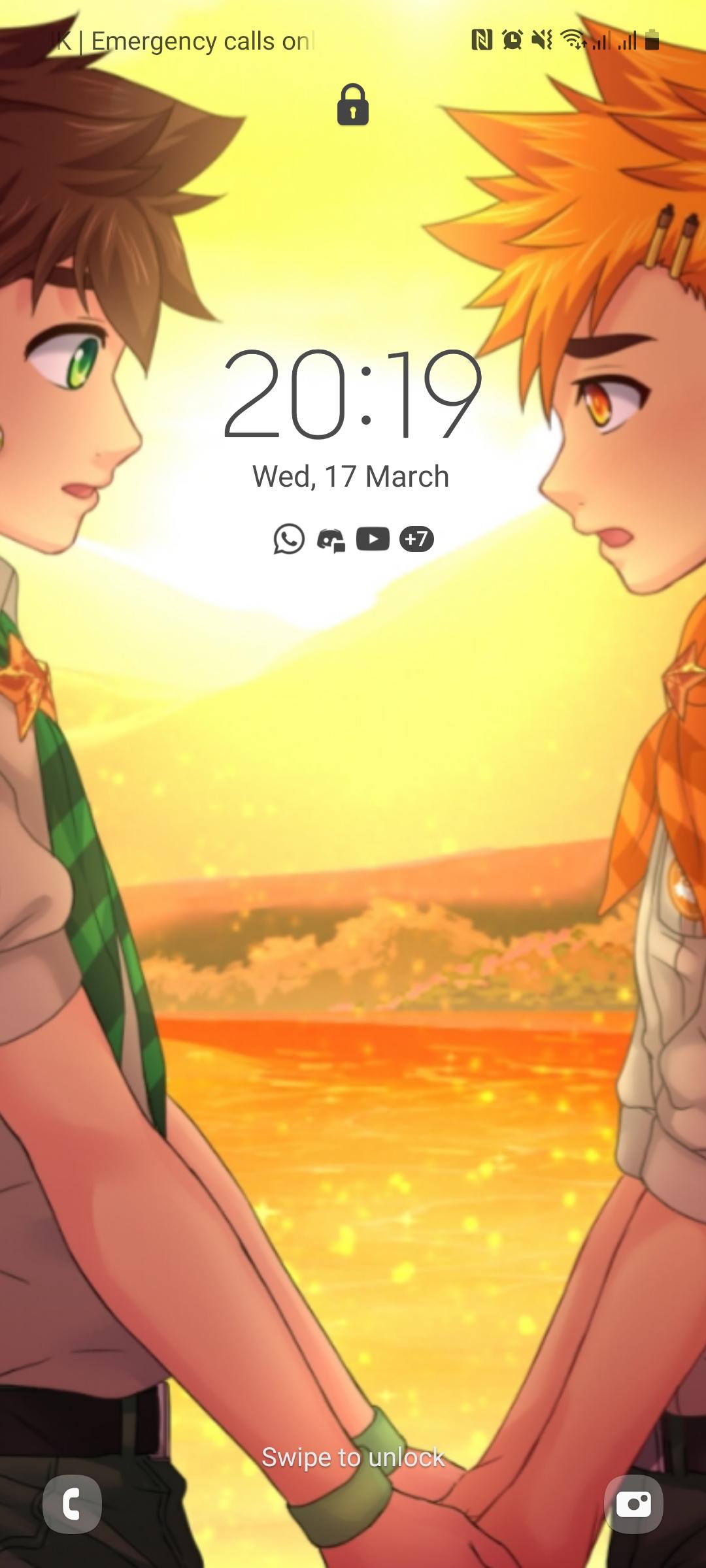 As a followup to my home screen, here is my lock screem | Scrolller