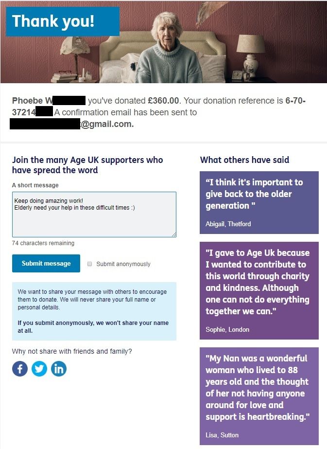 As promised here is my £360 donation to charity from my Onlyfans sale/tips. Thank you everyone ...