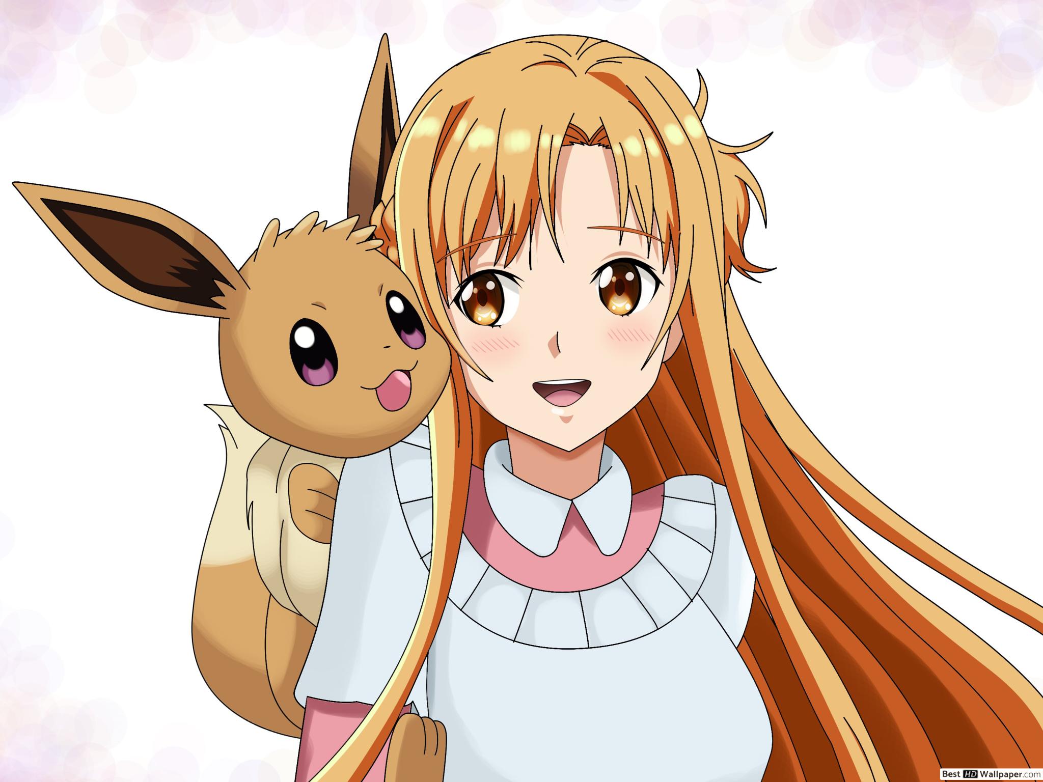 Asuna and Eevee. | Scrolller