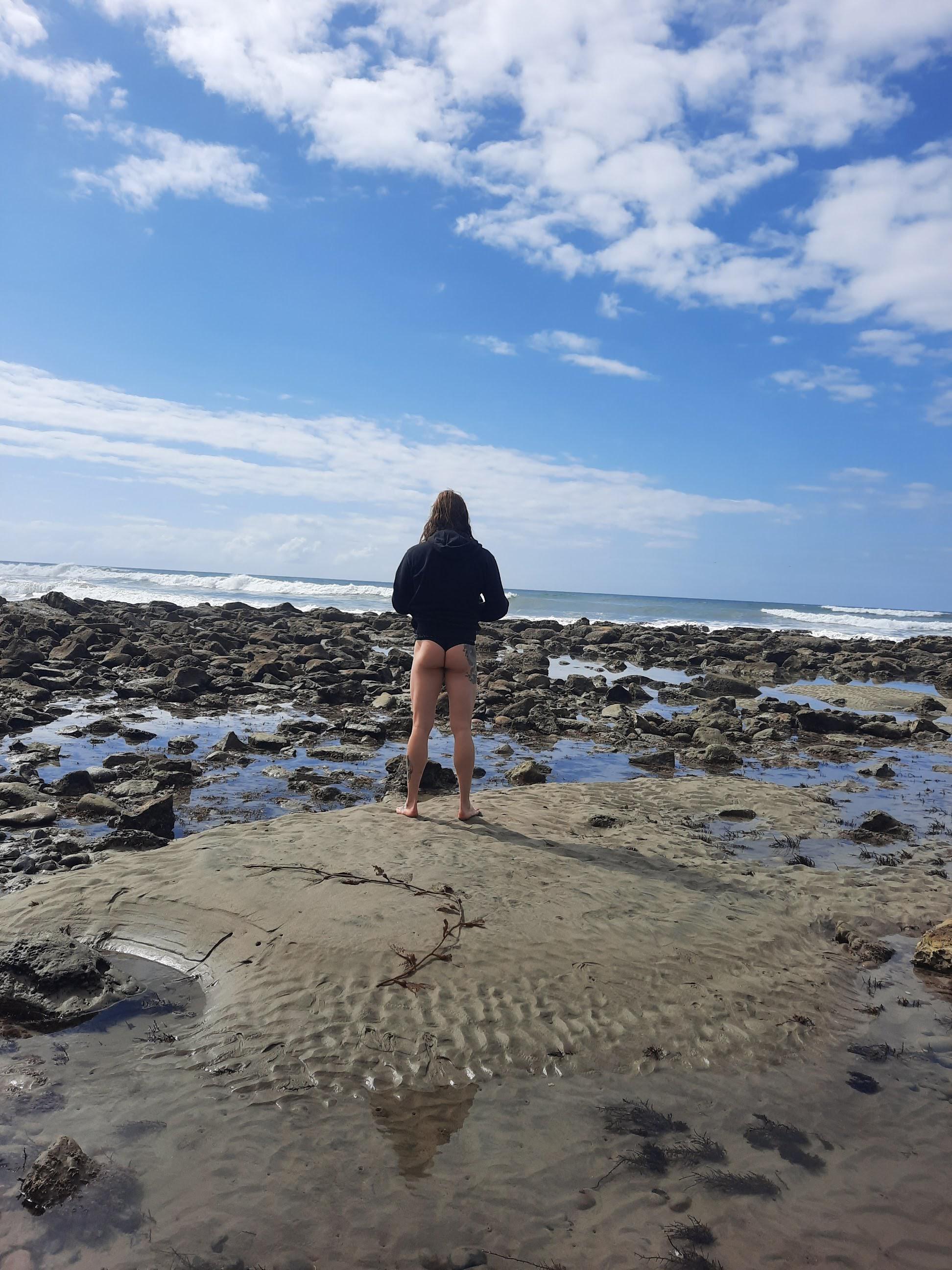At the tide pools in my thong! | Scrolller