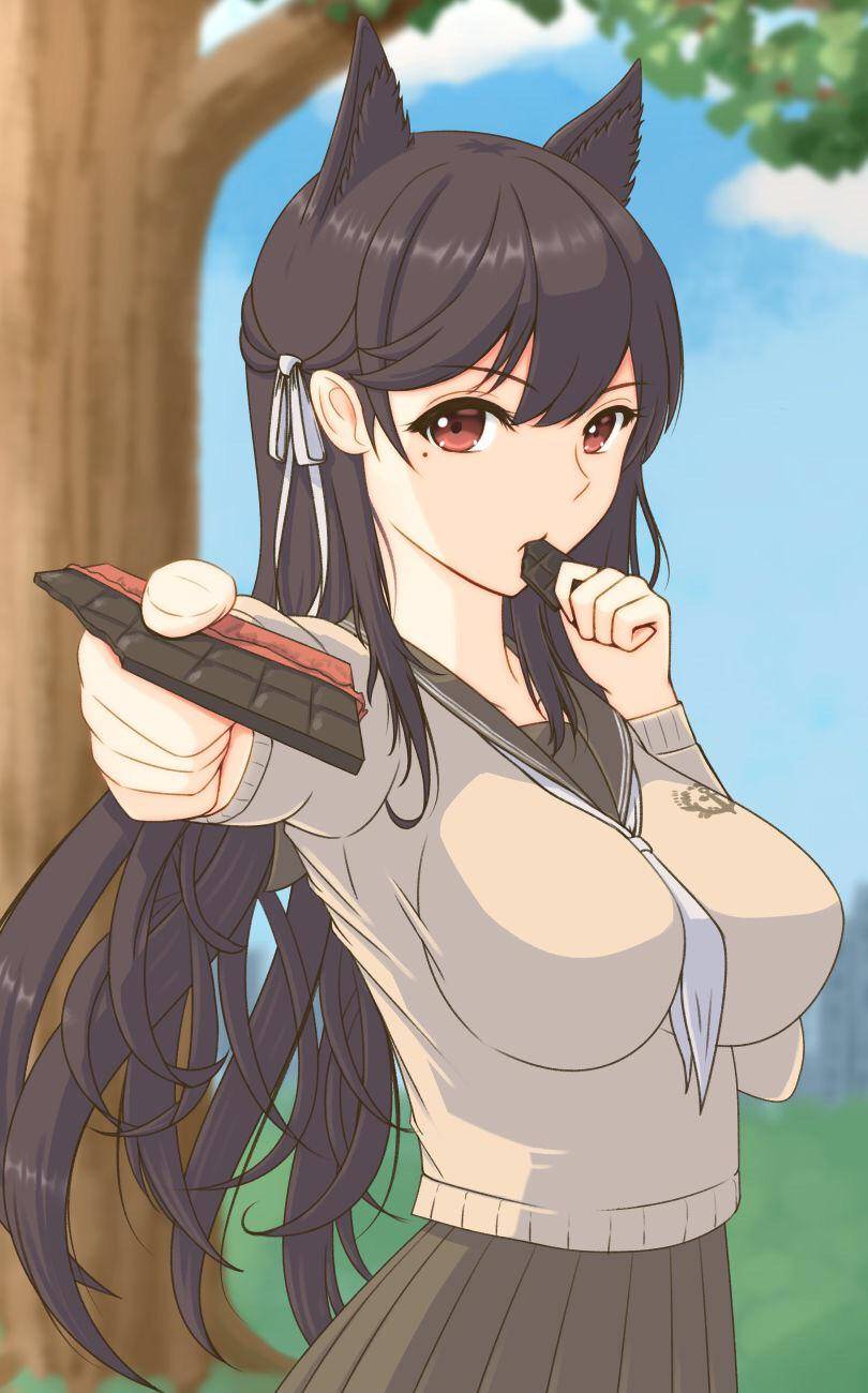 Atago offers you Choco, do you accept? | Scrolller