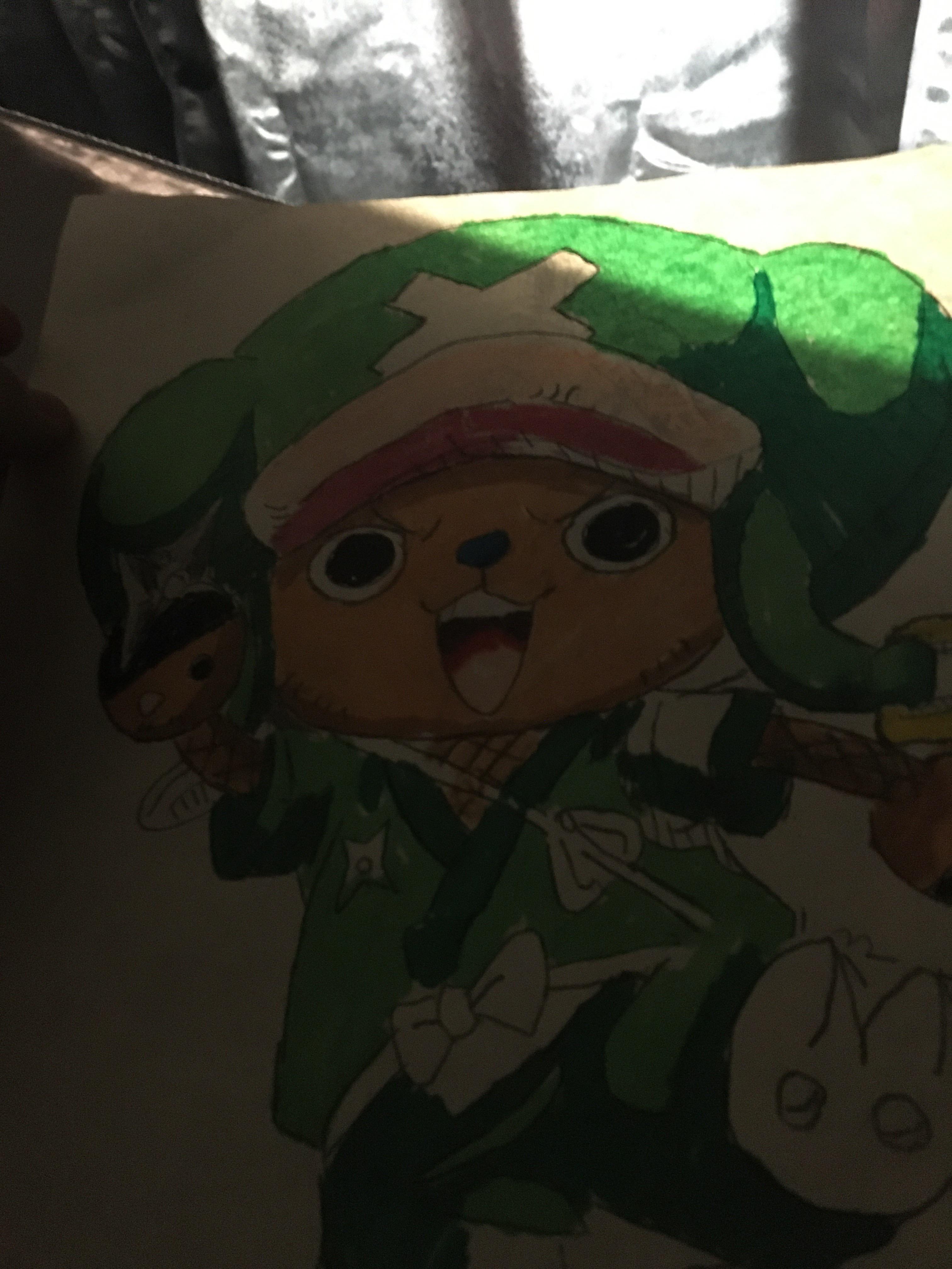 Attempt at drawing chopper | Scrolller