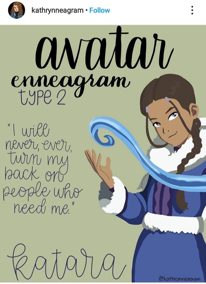Avatar Enneagram 2 - Katara | Scrolller