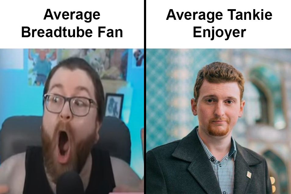 Average Breadtube Fan vs Average Tankie Enjoyer | Scrolller