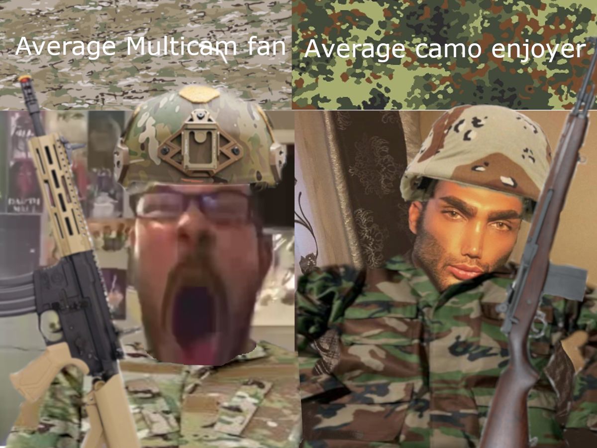 Average MultiCam Fan vs Average Camo Enjoyer | Scrolller