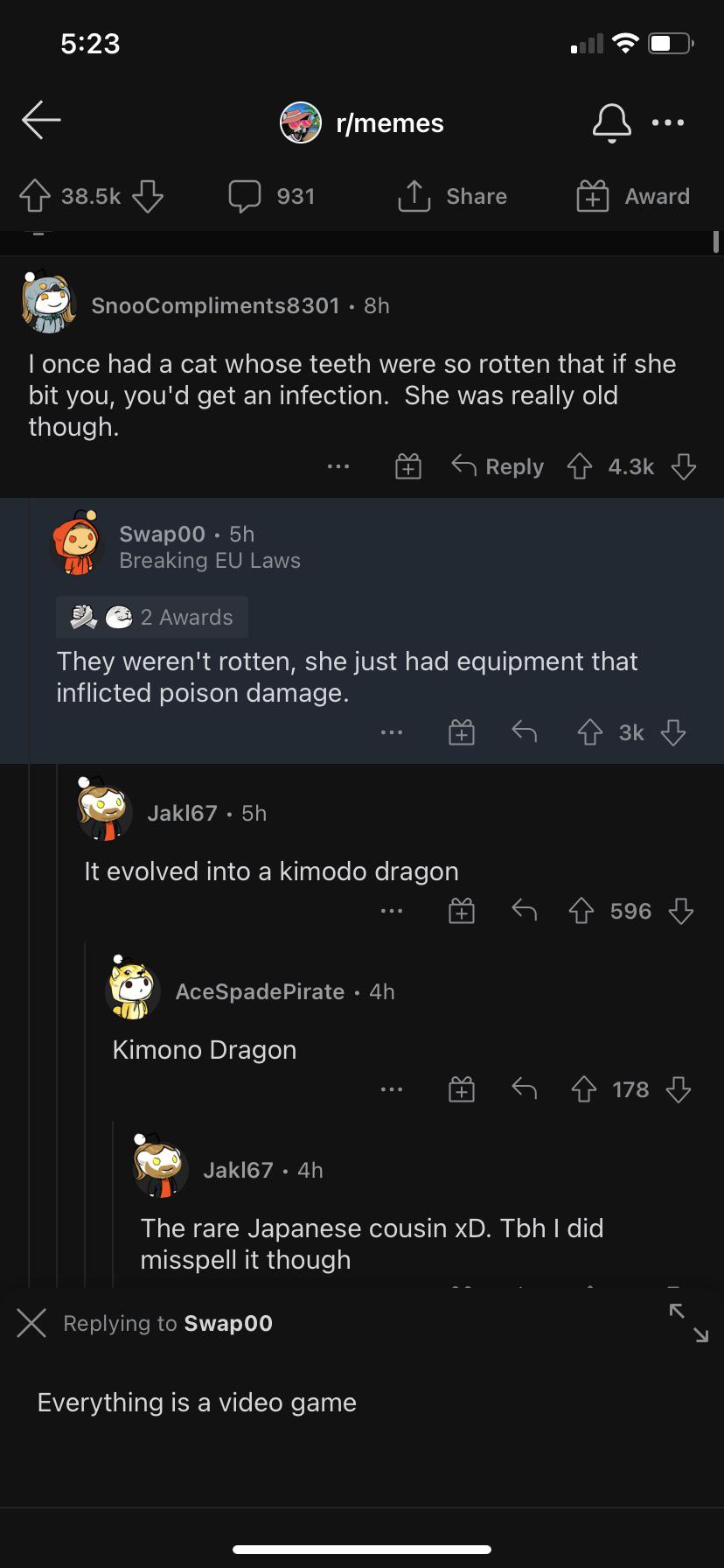 Average r/memes user can’t go 4 seconds without comparing something to a video game | Scrolller