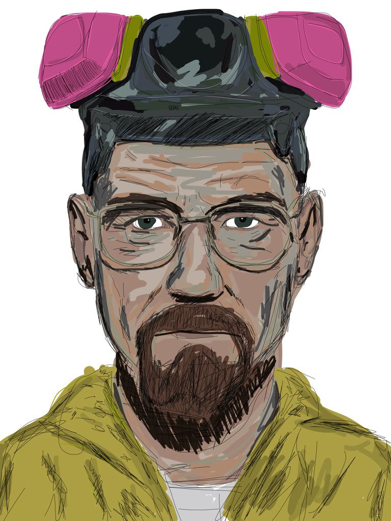 Awesome picture of Walter White drawn | Scrolller