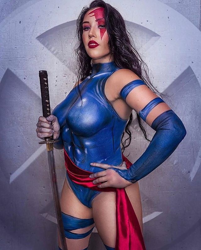 Awesome Psylocke cospaint by @bbbfineart | Scrolller