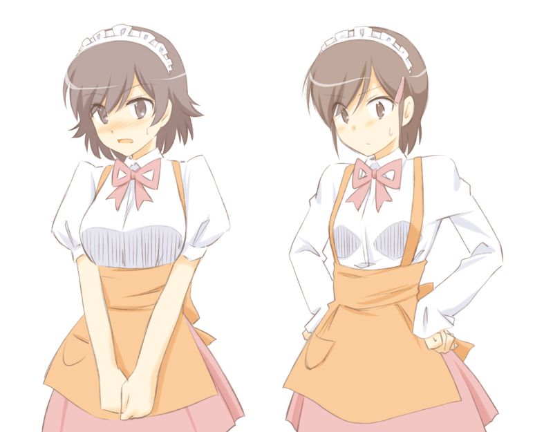 Ayumi & Chihiro in their Waitress Outfits | Scrolller