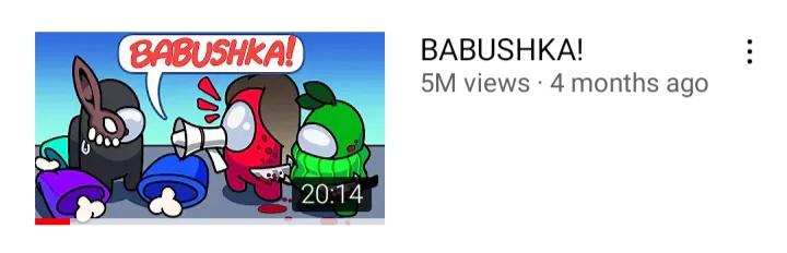 BABUSHKA HIT 5 MILLION VIEWS!!! AAAAAA | Scrolller
