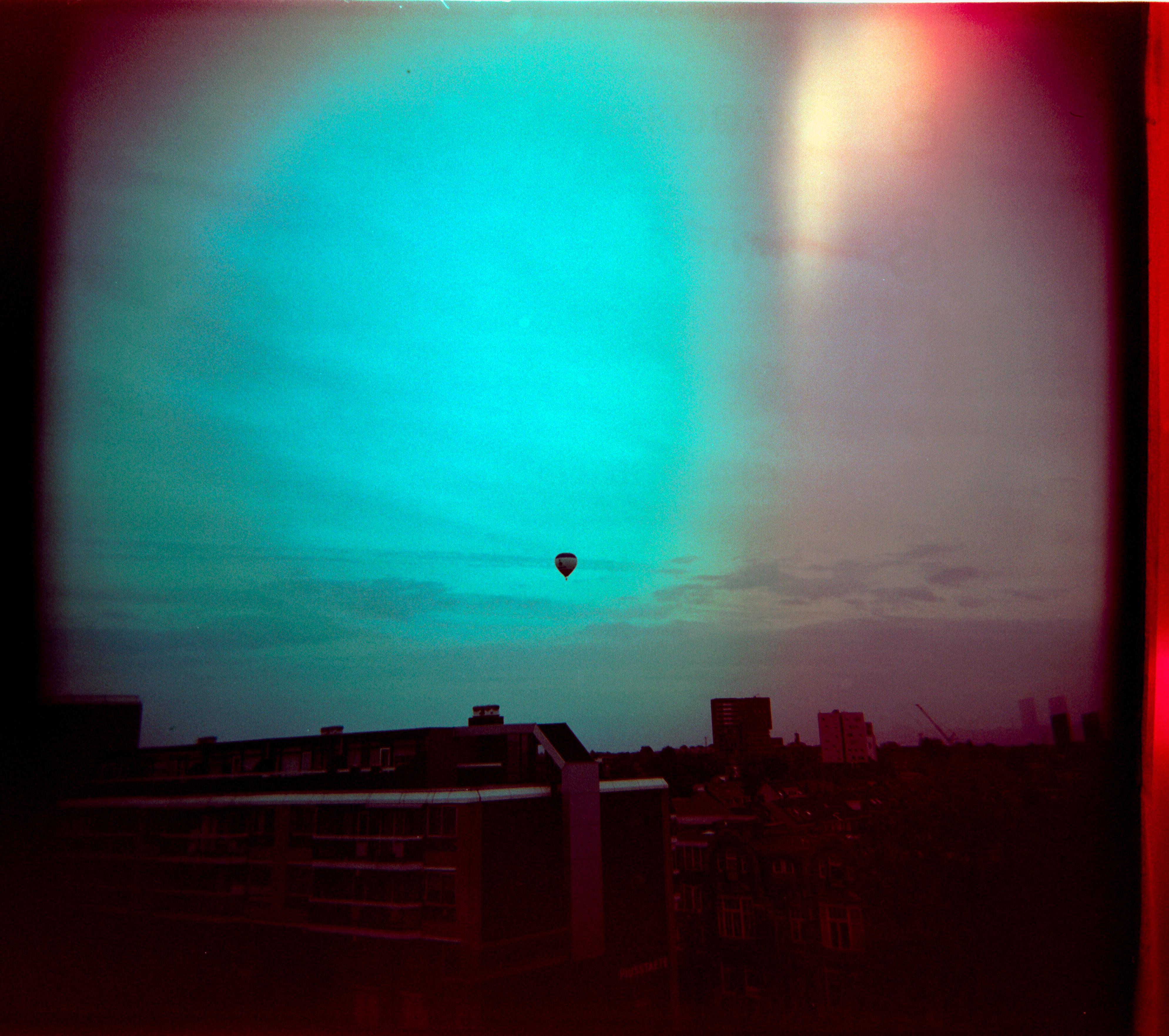 Balloon over Tilburg Holga 120S Kodak Portra 400 | Scrolller