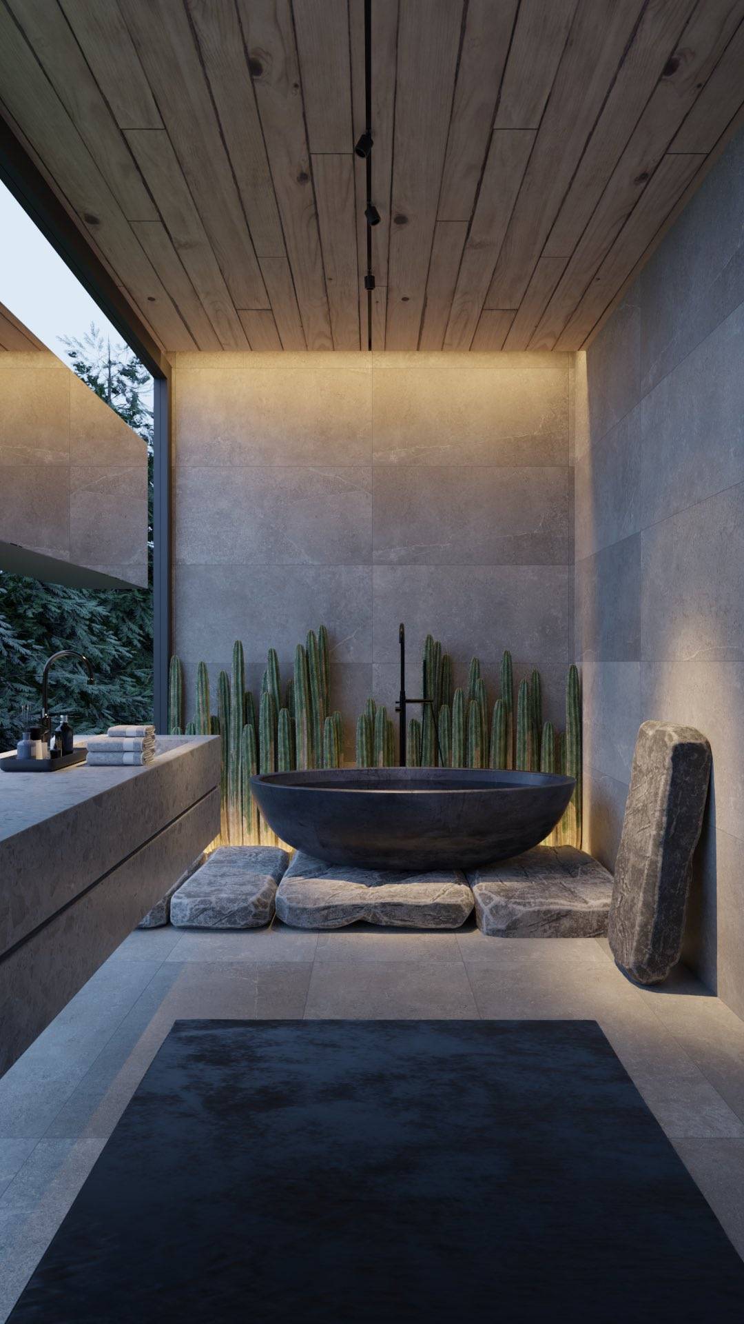 Bathroom design for a farmhouse by Abdulrhman Alanqari | Scrolller