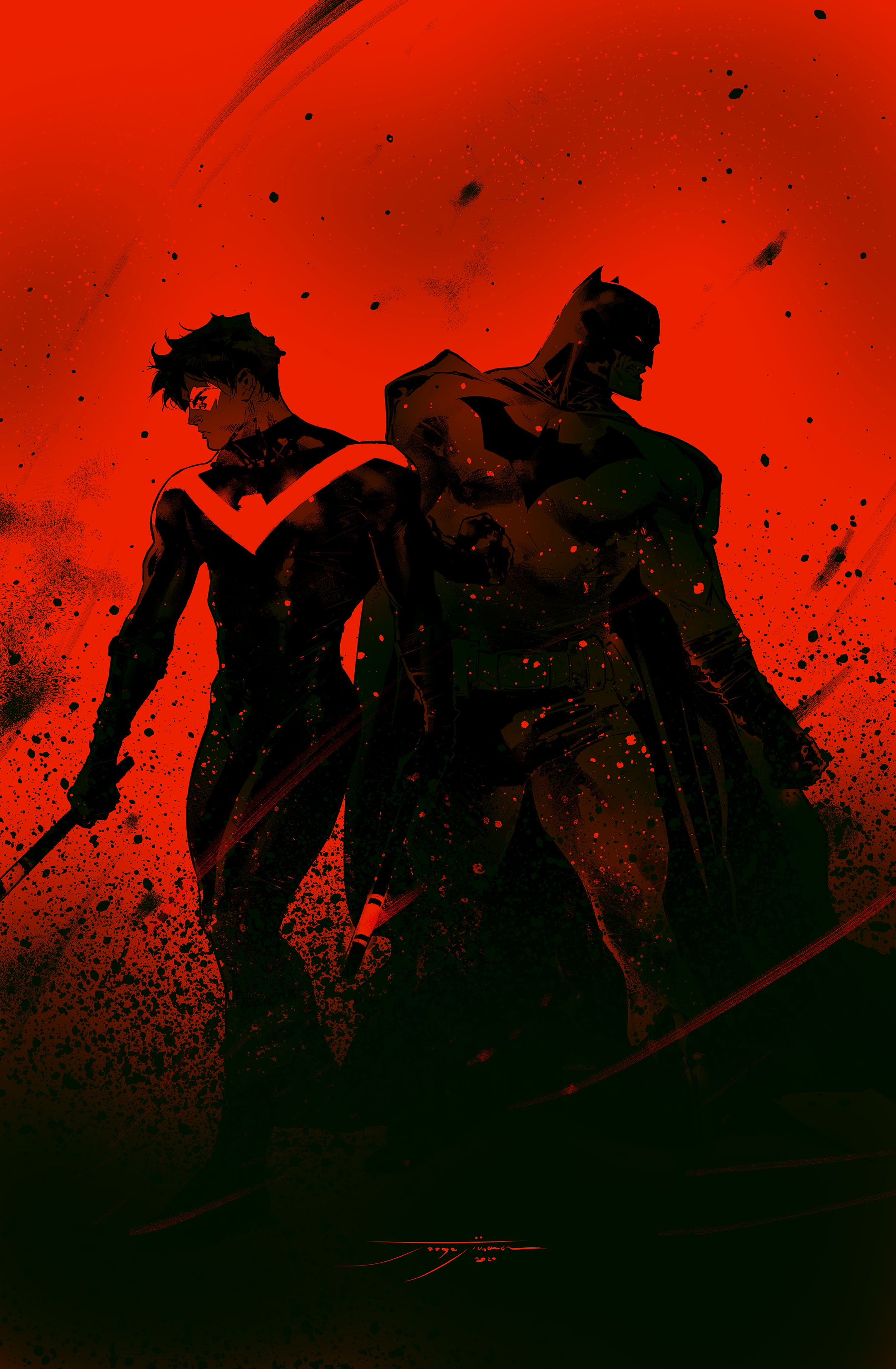 Batman and Nightwing by Jorge Jiminez | Scrolller