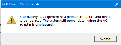 Battery permanent failure help | Scrolller