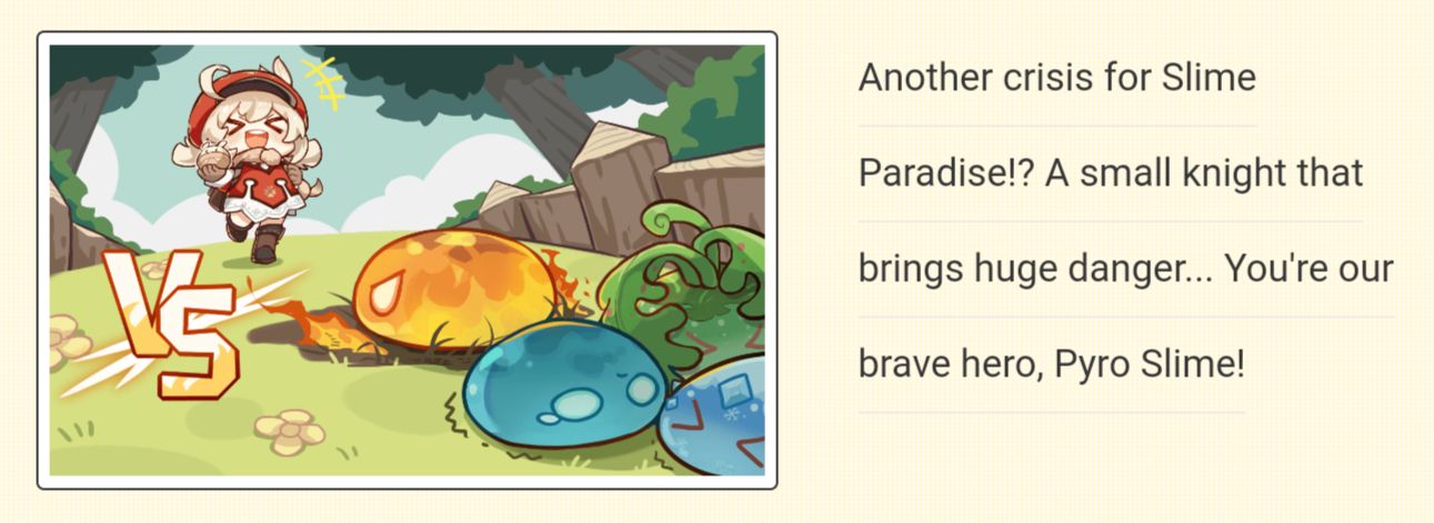 Be brave. Be like Pyro Slime. | Scrolller