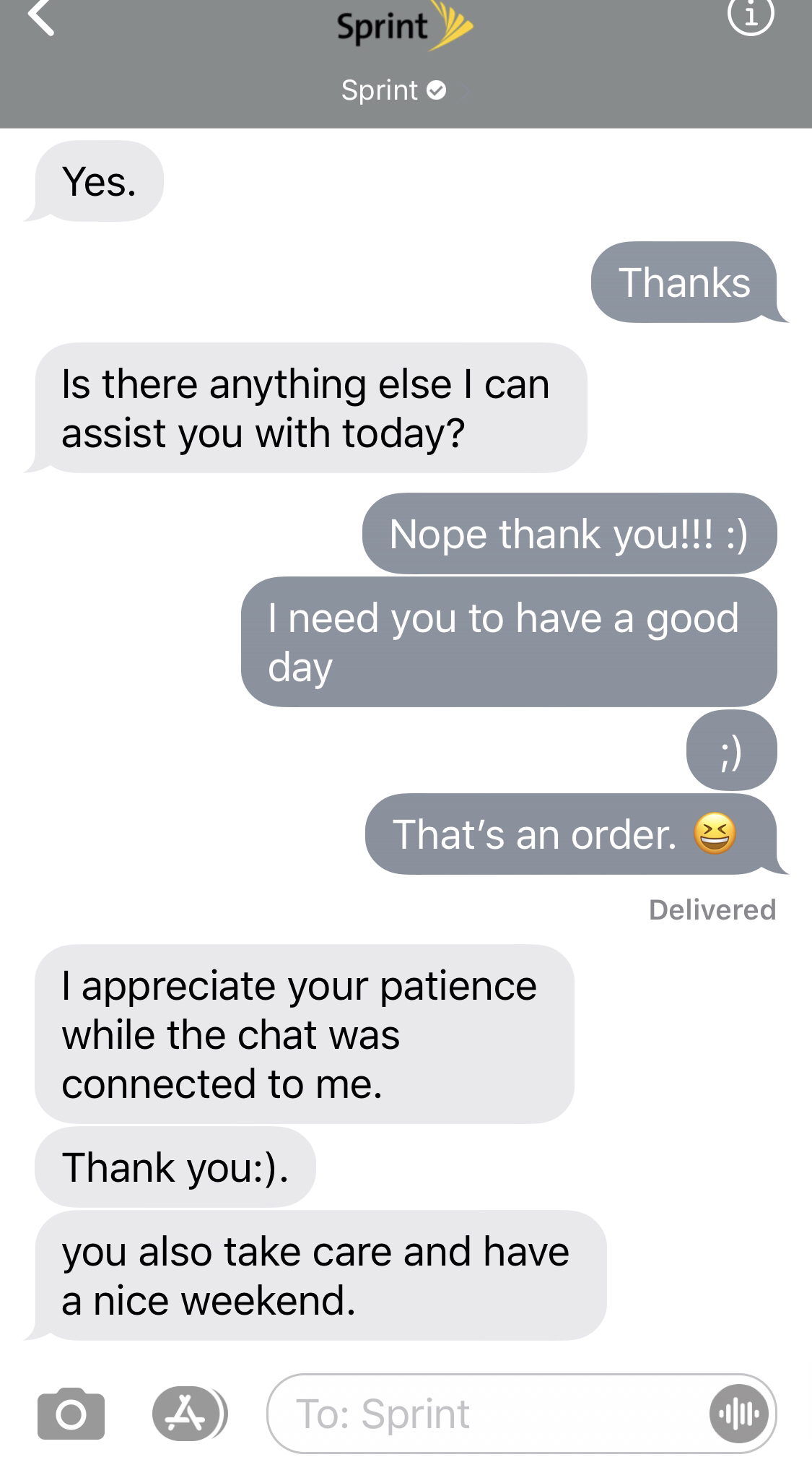 Be kind to your Sprint Staff 🥰 | Scrolller