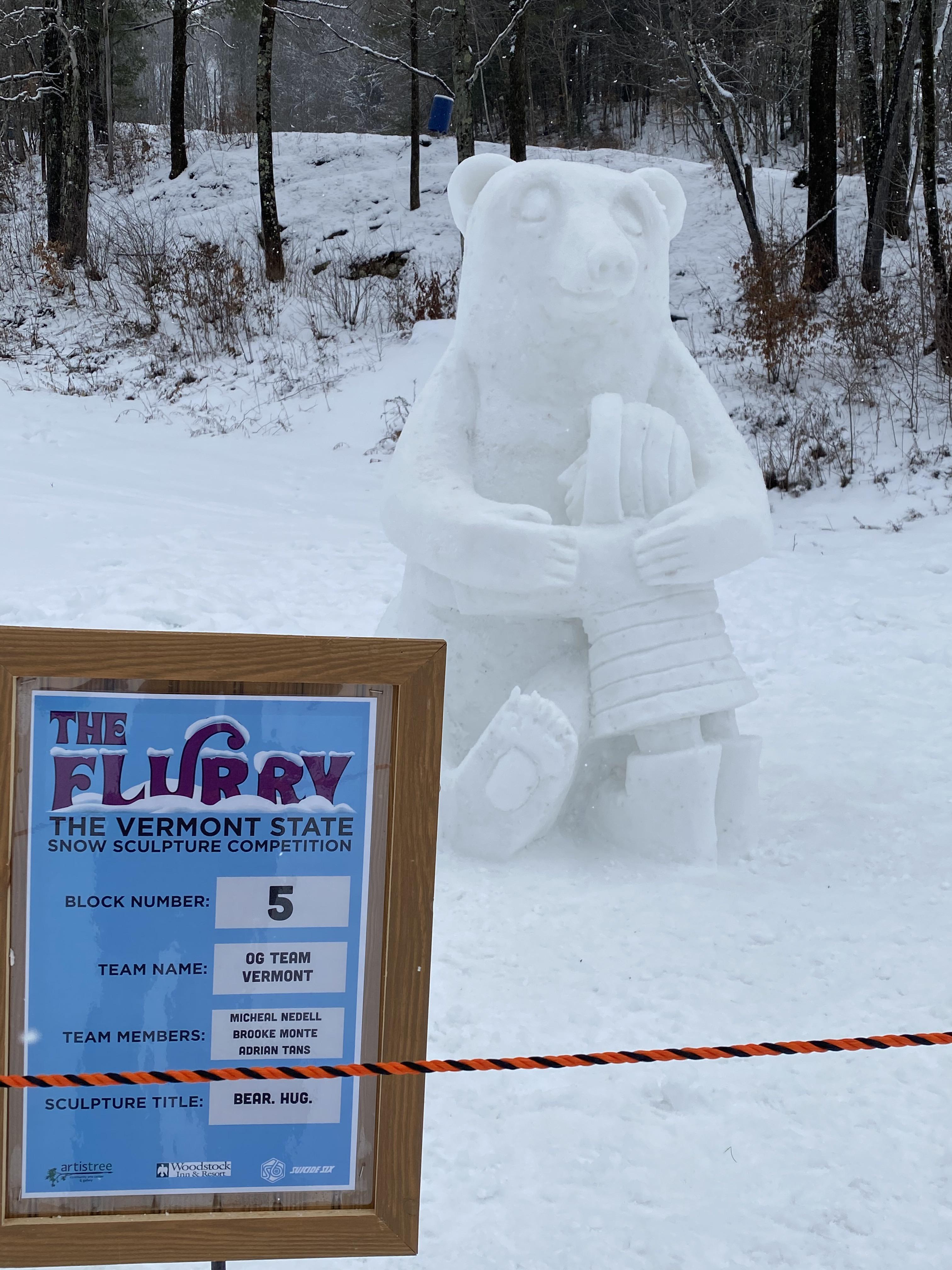 Bear Hug, Snow, 2021. | Scrolller