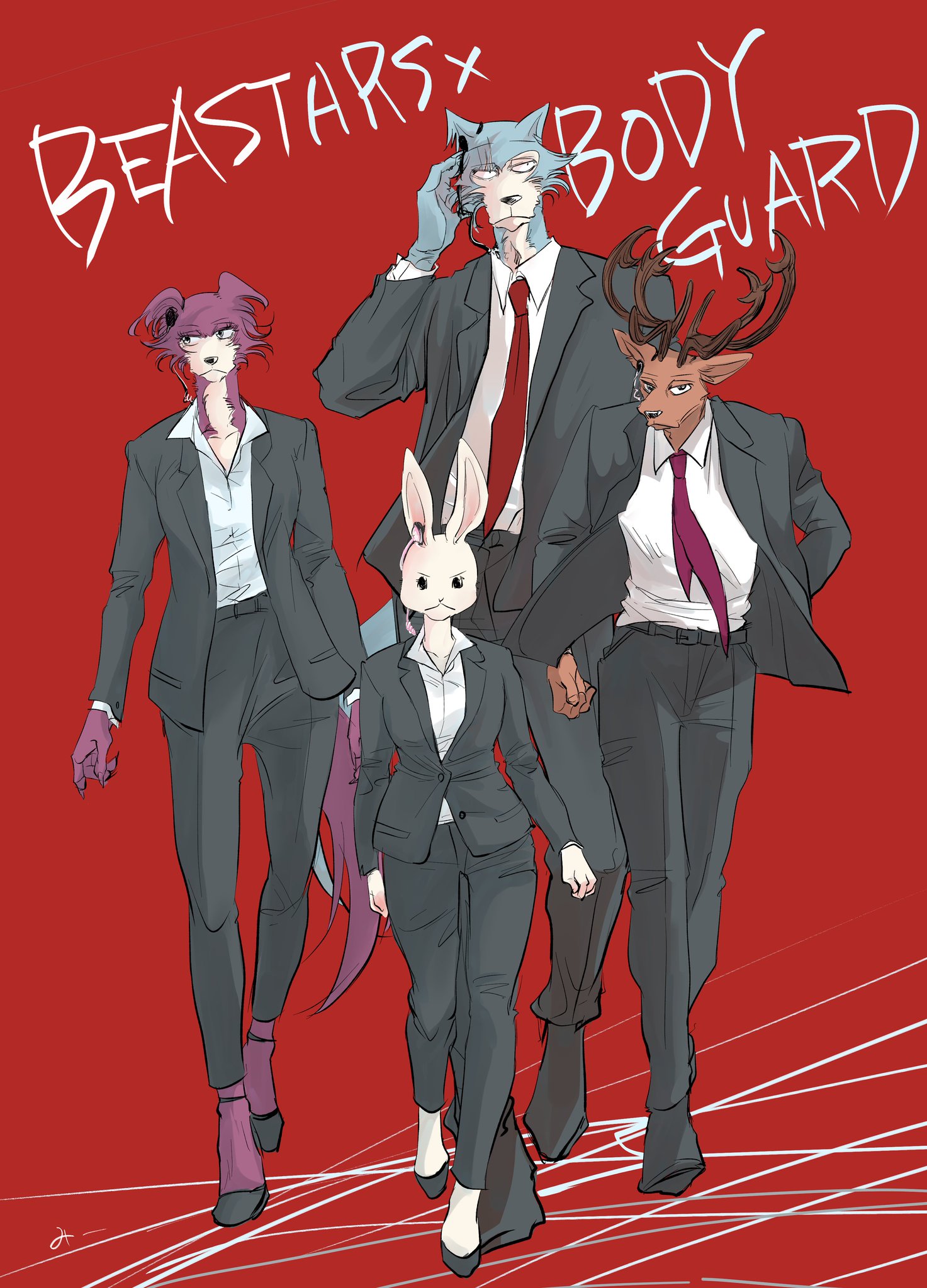 Beastars x Bodyguard [Miizzeee] | Scrolller