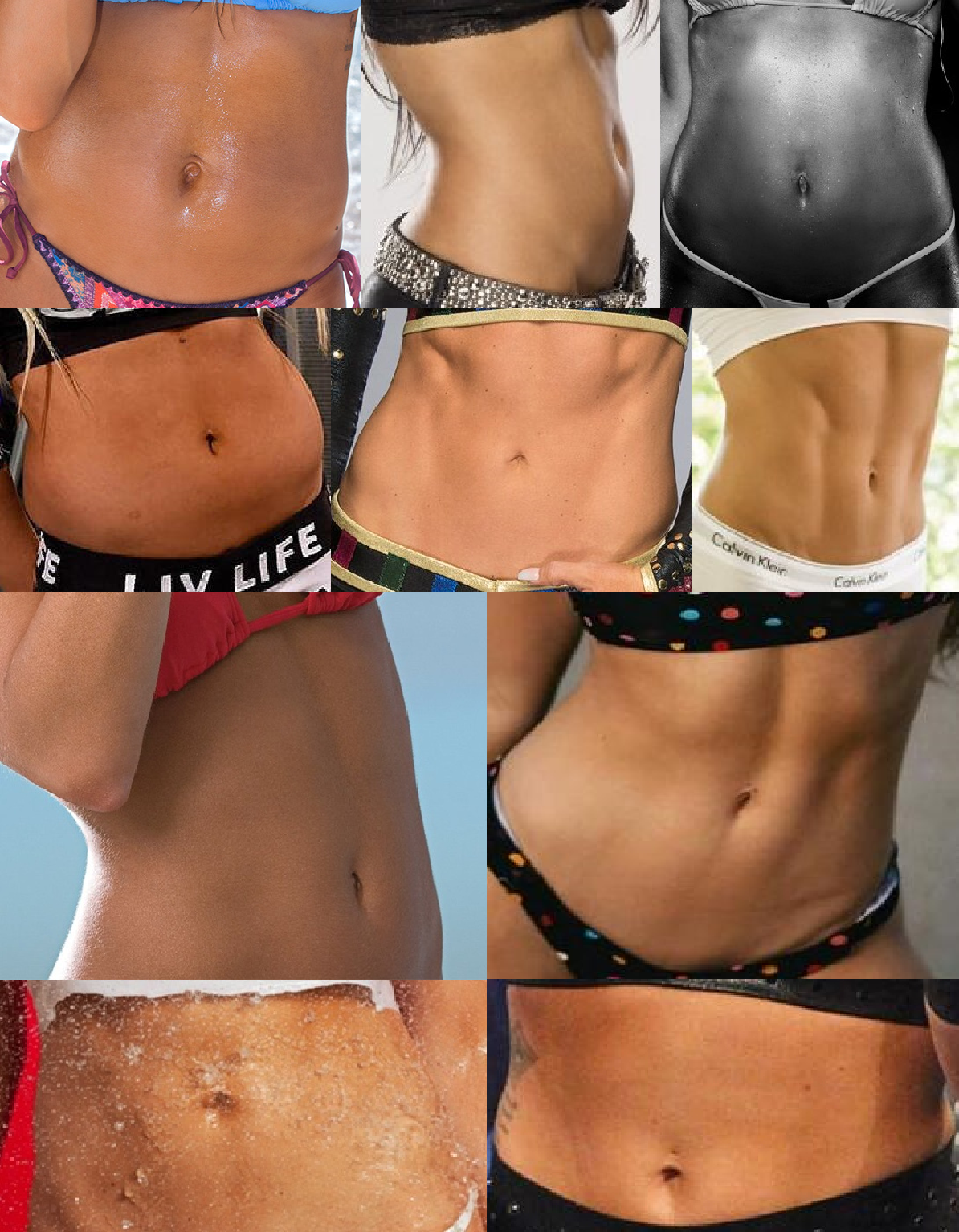 Beautiful Belly Collage #1 | Scrolller