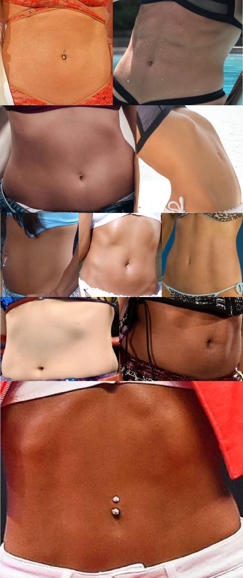 Beautiful Belly Collage #4 | Scrolller