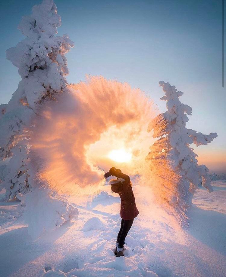 Beautiful landscape in Lappland, Finland | Scrolller