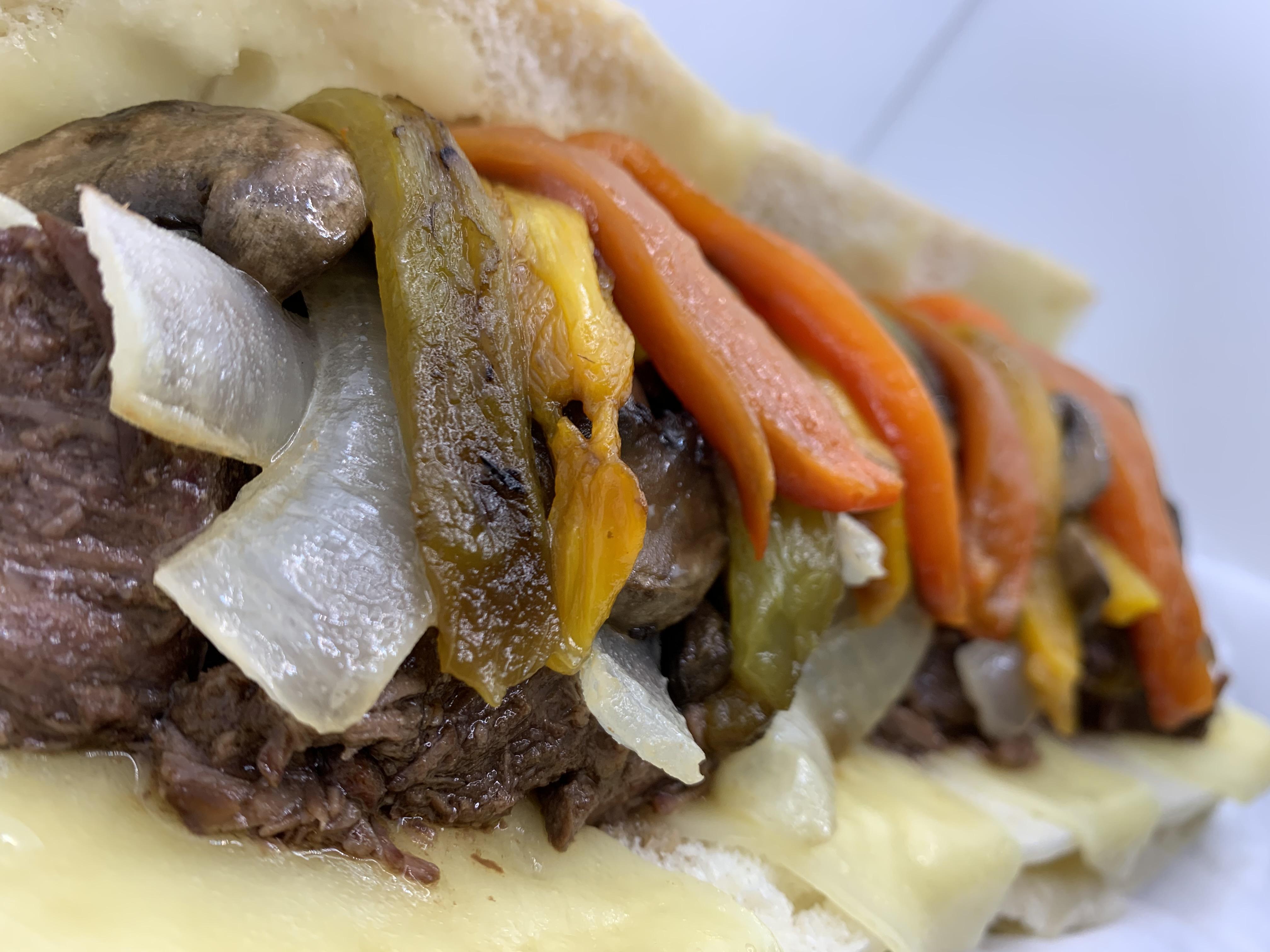 Beef knuckle cheese steak | Scrolller