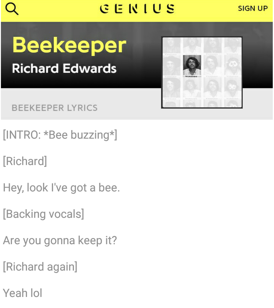 Beekeeper - Richard Edwards | Scrolller