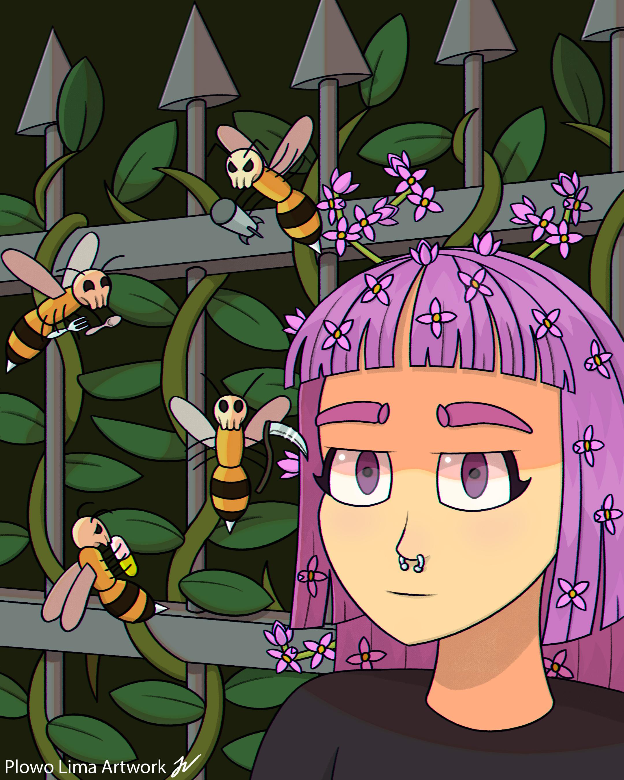 Bees of the Apocalypse, Me, Digital, 2021 | Scrolller