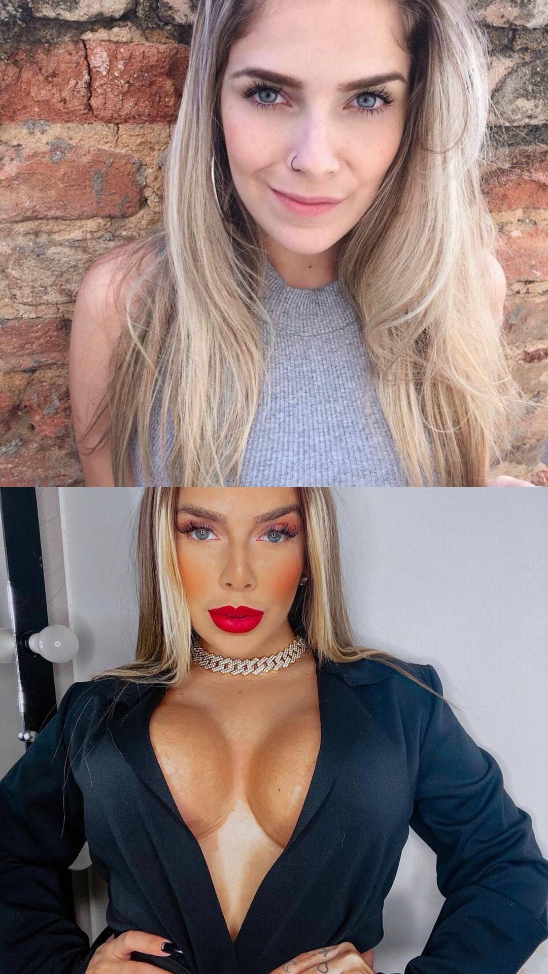 Before and After. Brazilian bimbo | Scrolller