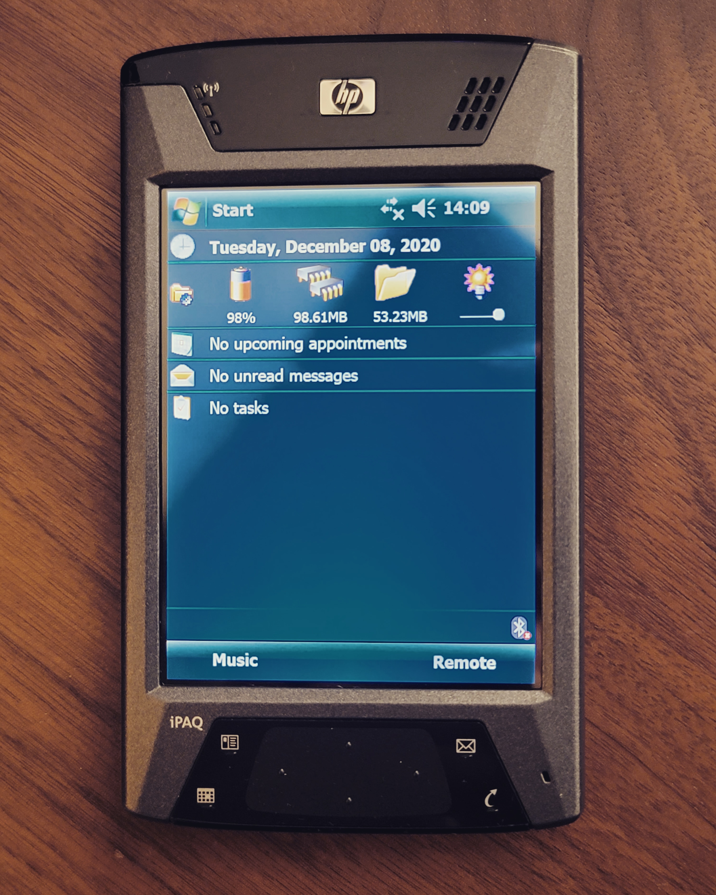 Before smartphones we had Personal Digital Assistants. My HP iPAQ ...