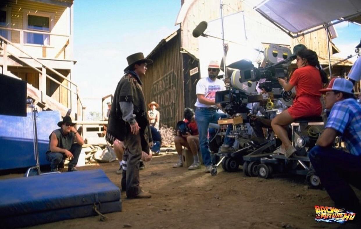 Behind the scenes of Mad Dog Tannen and Marty McFly | Scrolller