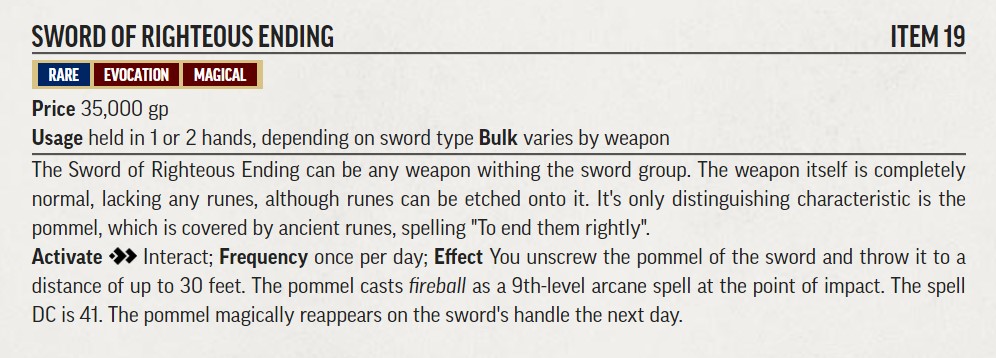 Behold, the Sword of Righteous Ending! | Scrolller