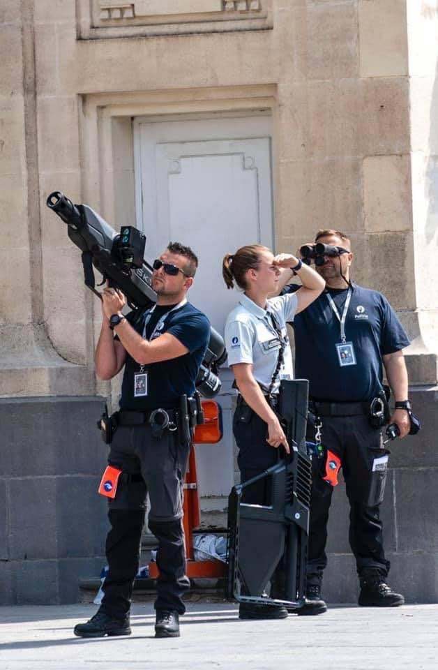 Belgian anti-drone security look so badass | Scrolller
