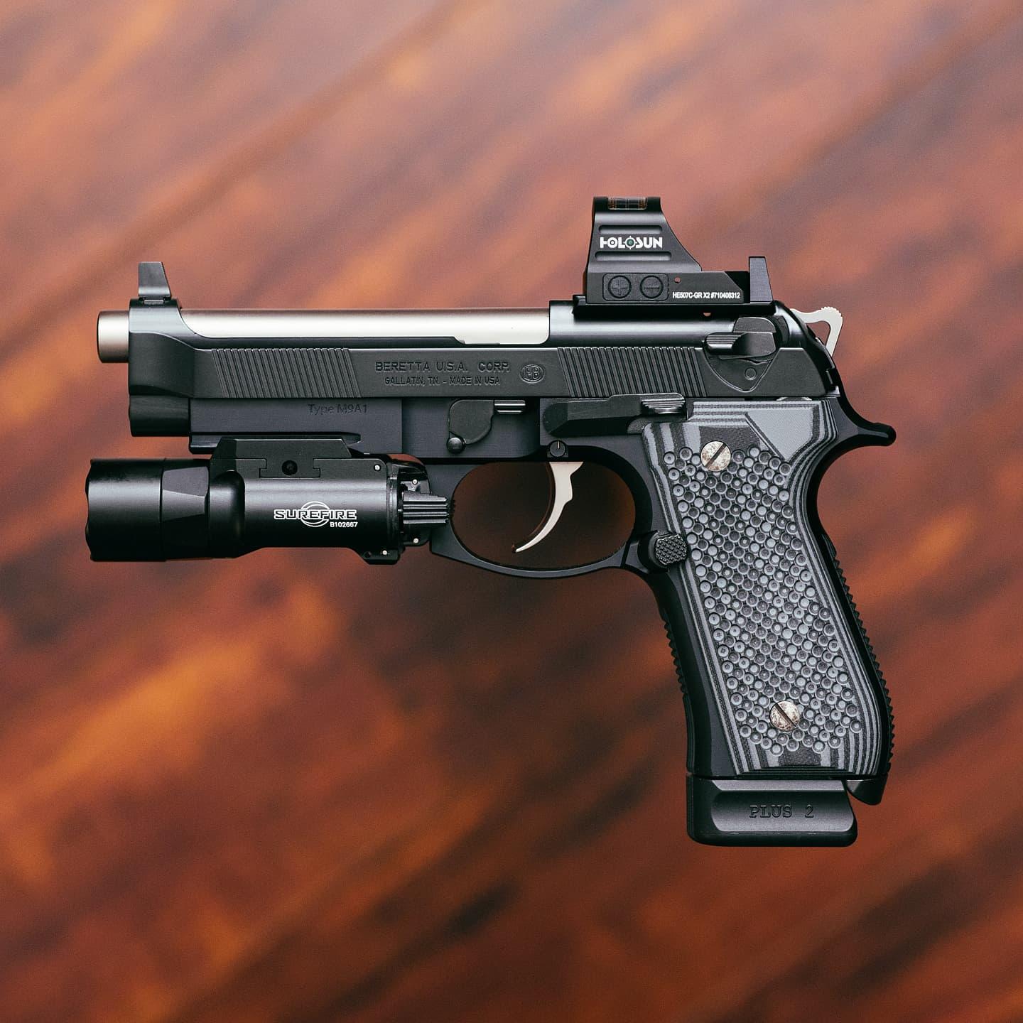 Beretta M9A1 with Langdon Tactical RDO Slide | Scrolller