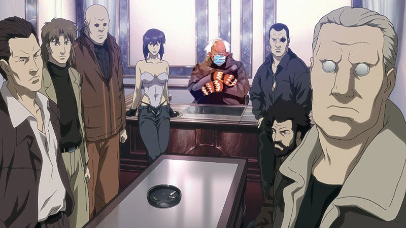 Bernie in the Shell | Scrolller