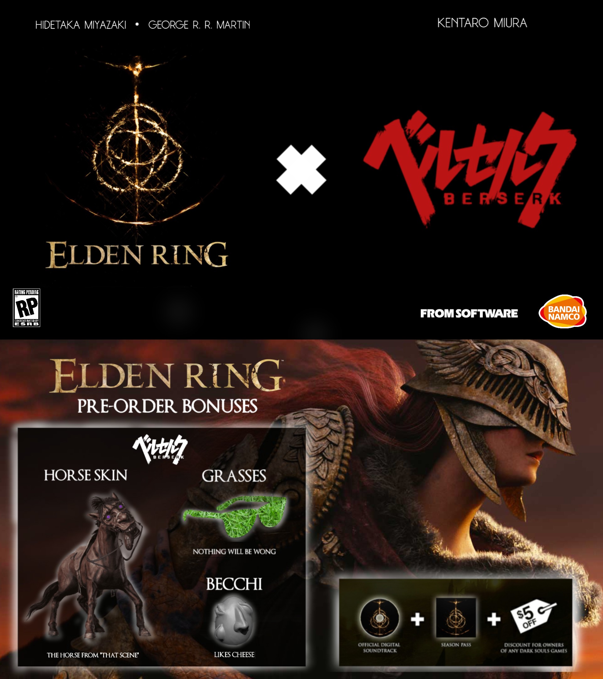 Berserk crossover and pre-order bonuses LEAKED!!! | Scrolller