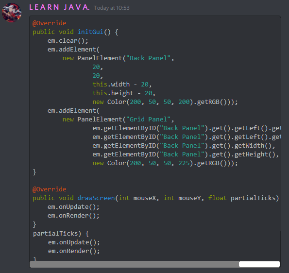 Better code blocks: | Scrolller