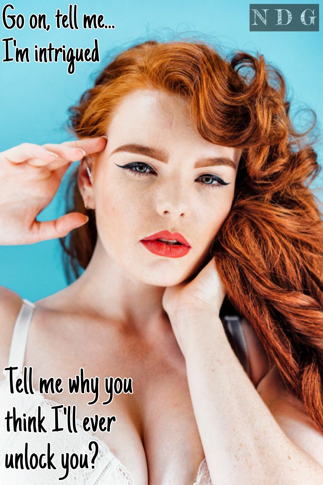 Better make this your best argument yet. She doesn't look likely to be convinced | Scrolller