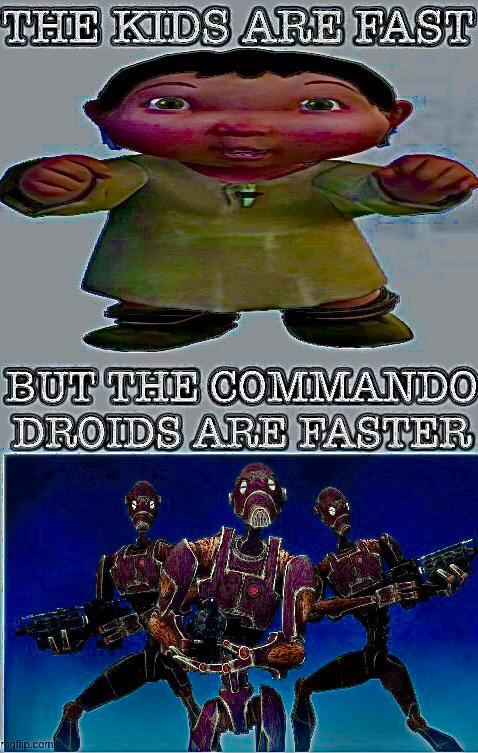 Beware the Commando Droids | Scrolller