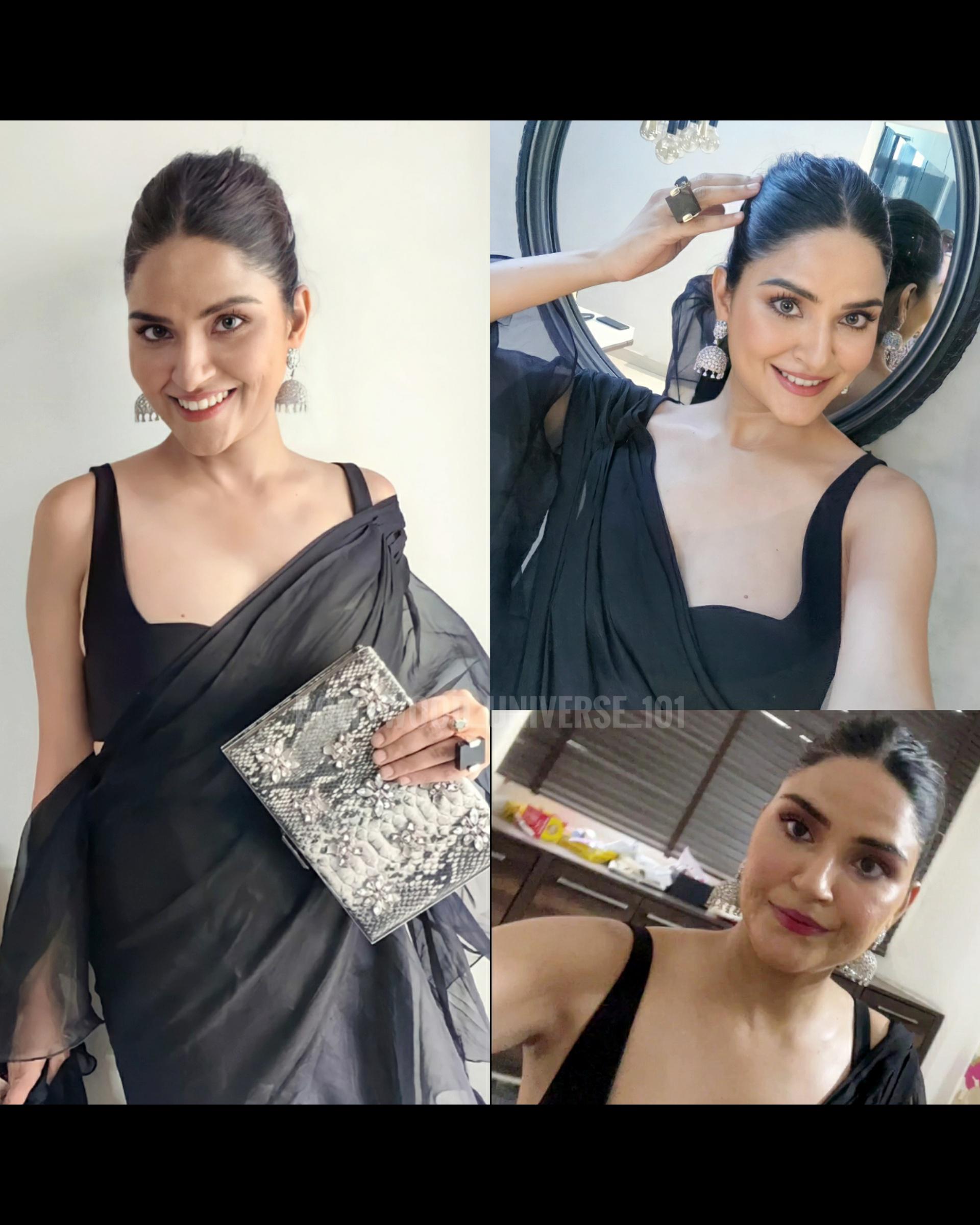 Ritu bhabhi in black saree | Scrolller