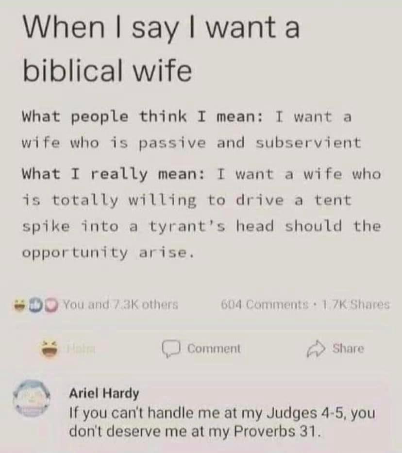 Biblical Wife’s 👁👄👁 | Scrolller
