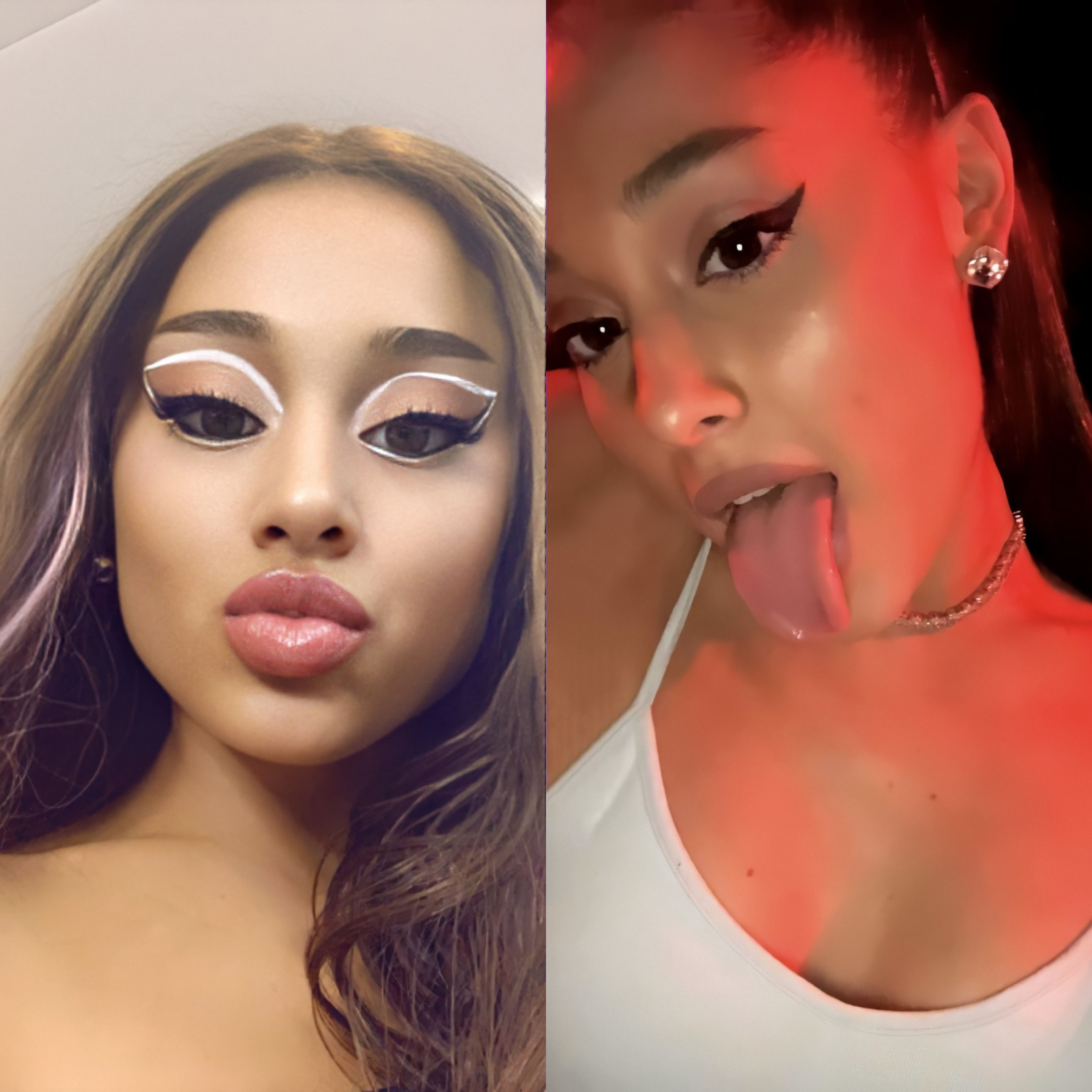 Big juicy lips, long perfect tongue. You can't deny her mouth truly was made to be used and ...