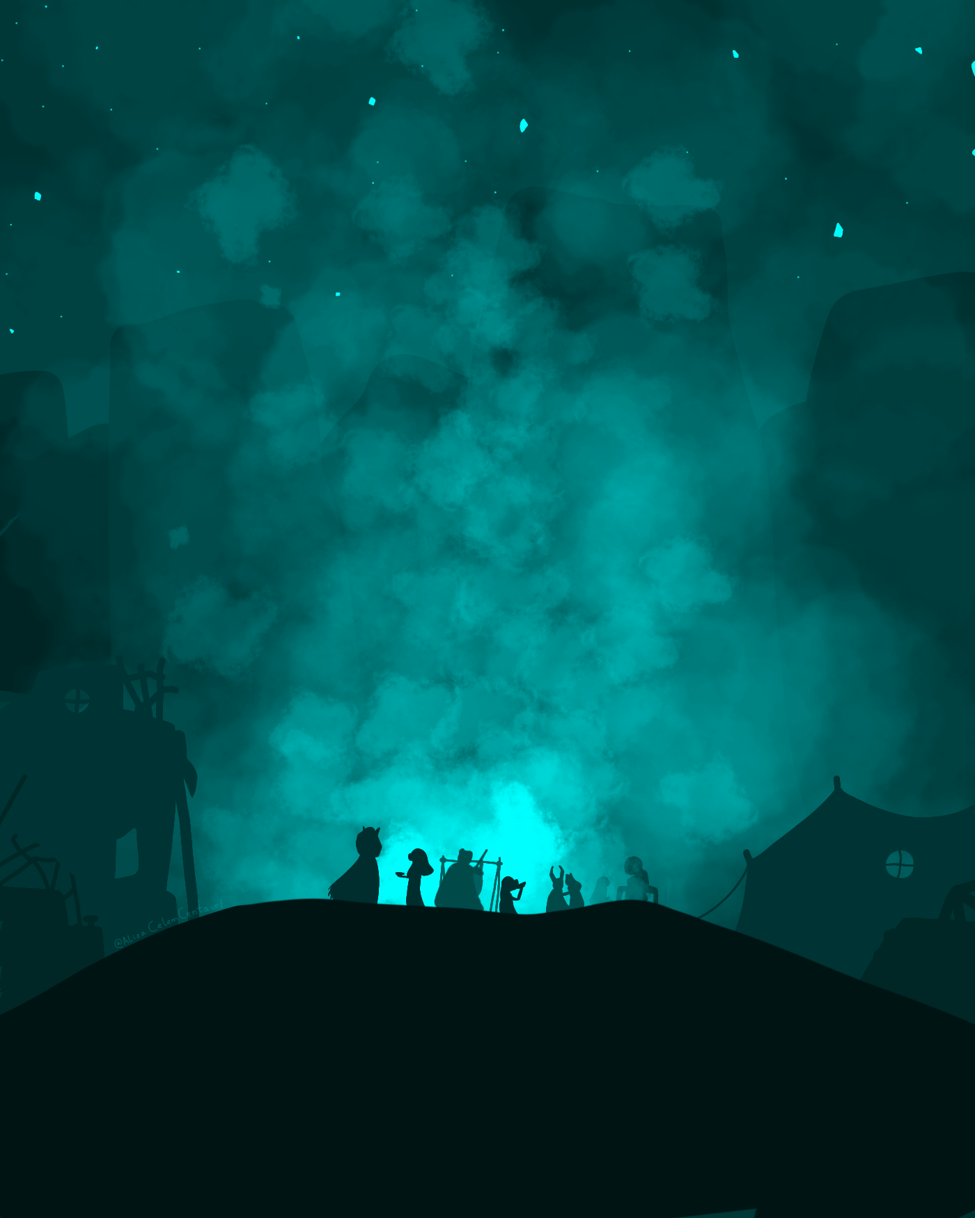 Big ol' campfire | Scrolller