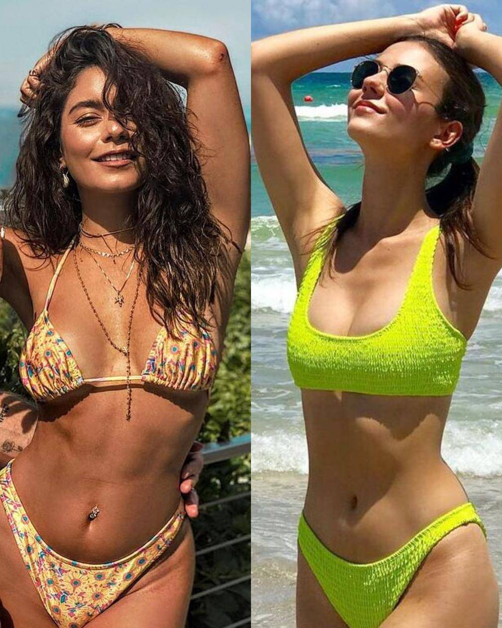 Bikini battle: Vanessa Hudgens vs Victoria Justice | Scrolller